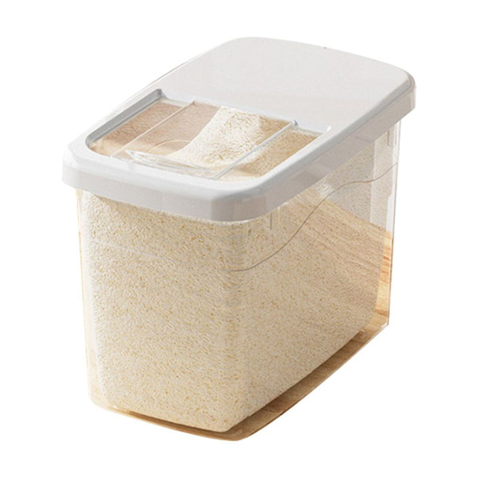 MOQIN Airtight Rice Storage Container | Grain Dispenser & Pet Food ...