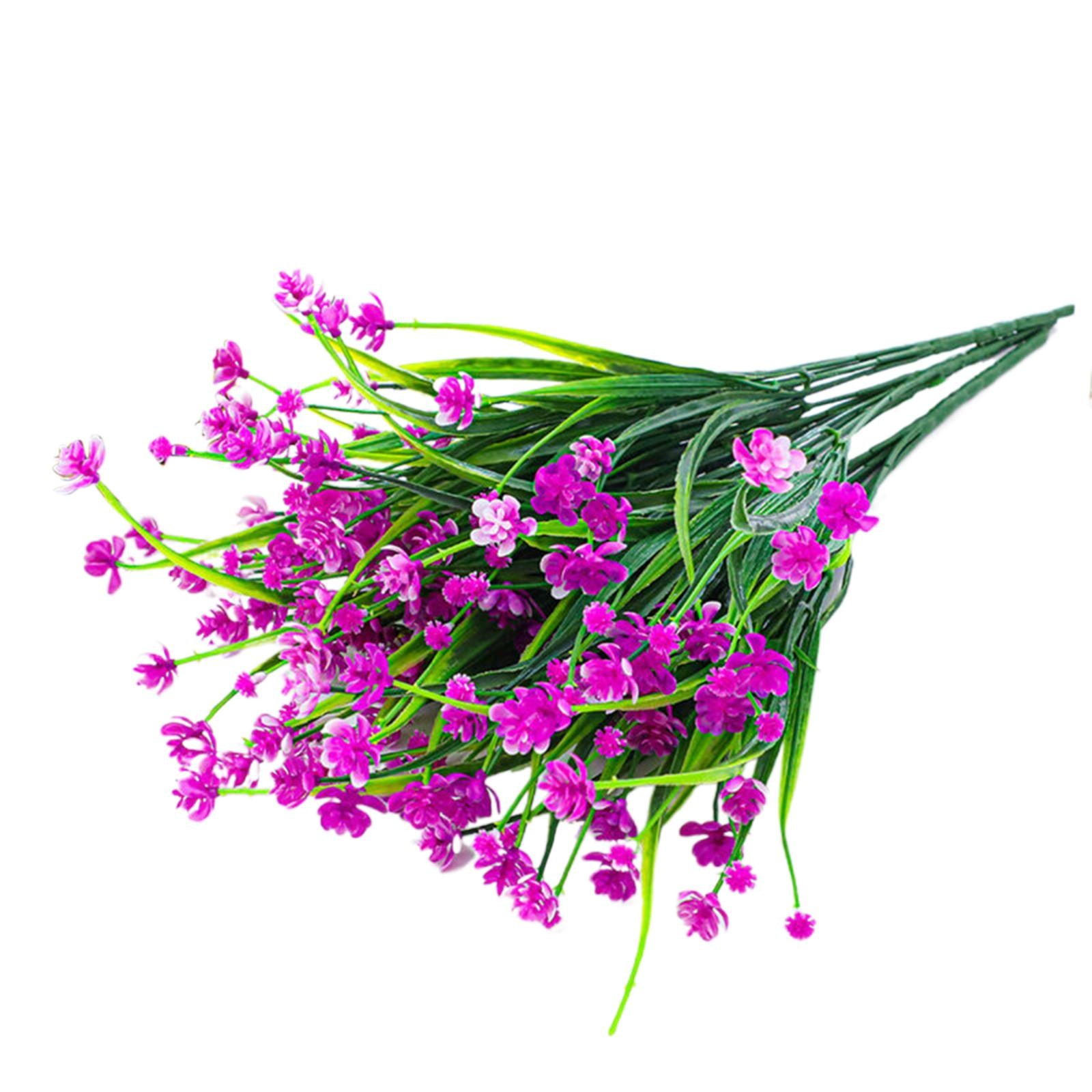MOQIN Artificial Flowers Outdoor Flowers No Fade Plants Garden Porch ...