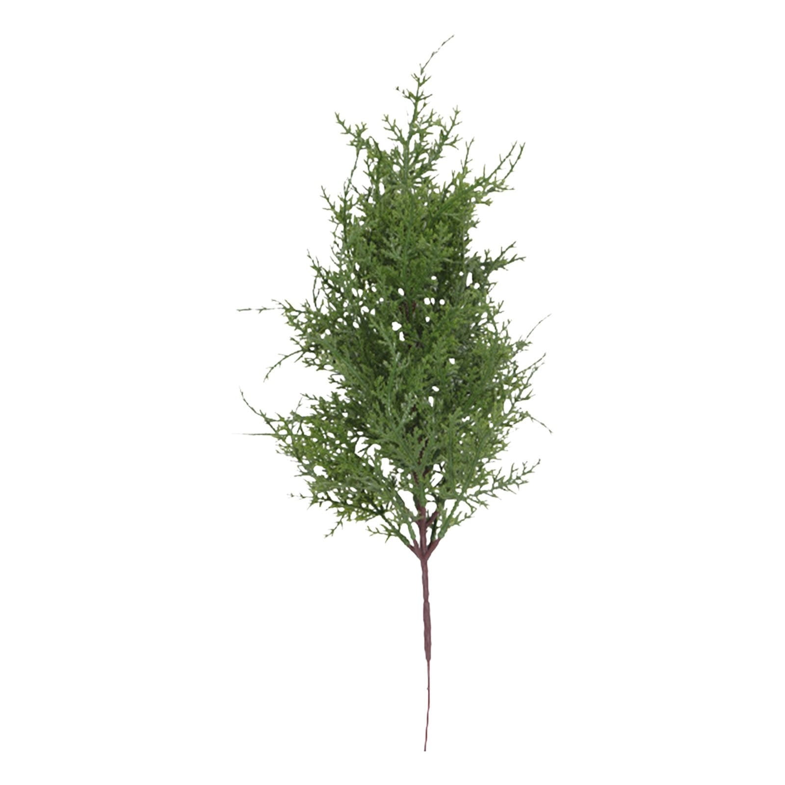MOQIN Artificial Pine Branches, Christmas Faux Cedar Stems, Artificial ...