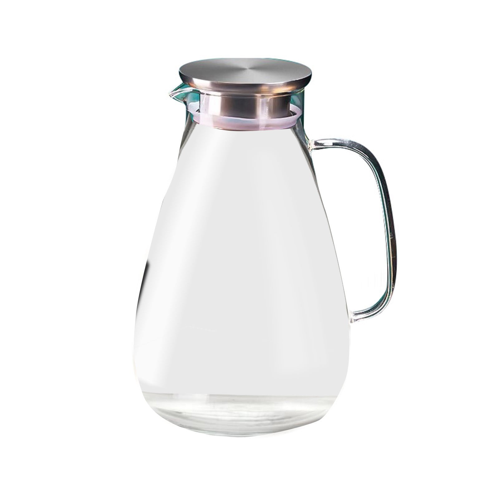 MOQIN Borosilicate Glass Teapot with Stainless Steel Lid and Large ...