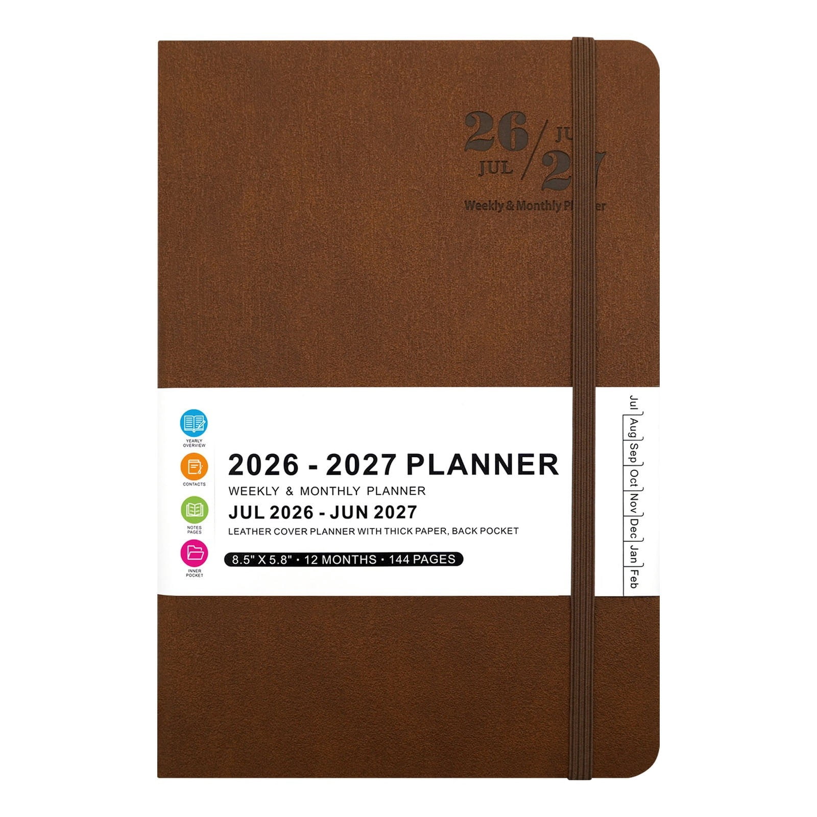 MOQIN Calendar 2026-2027, Academic Planner Weekly and Monthly, Jul 2026 ...