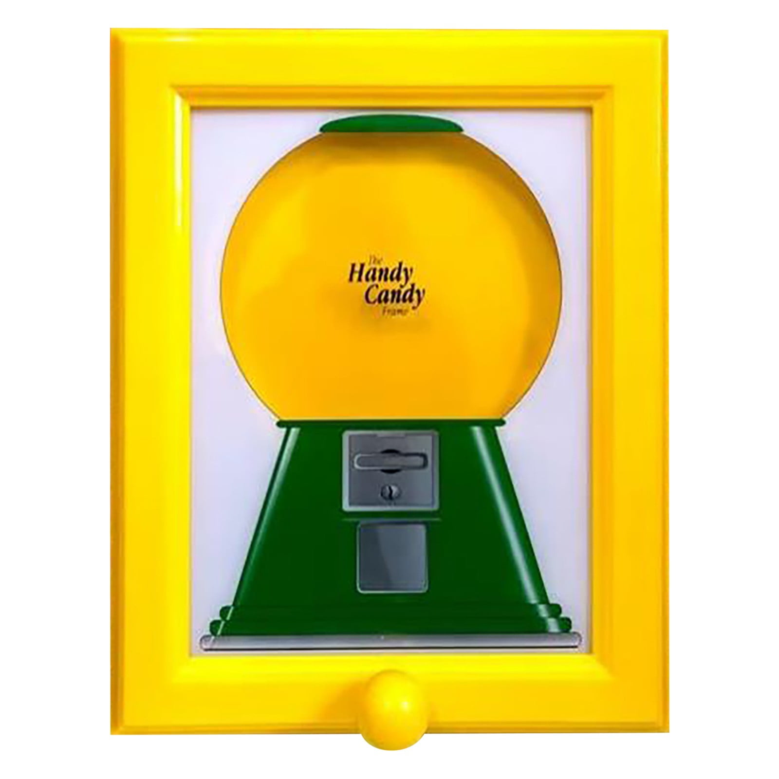 MOQIN Candy Dispenser, Gumball Machine in a Frame, Manual Candy Machine ...