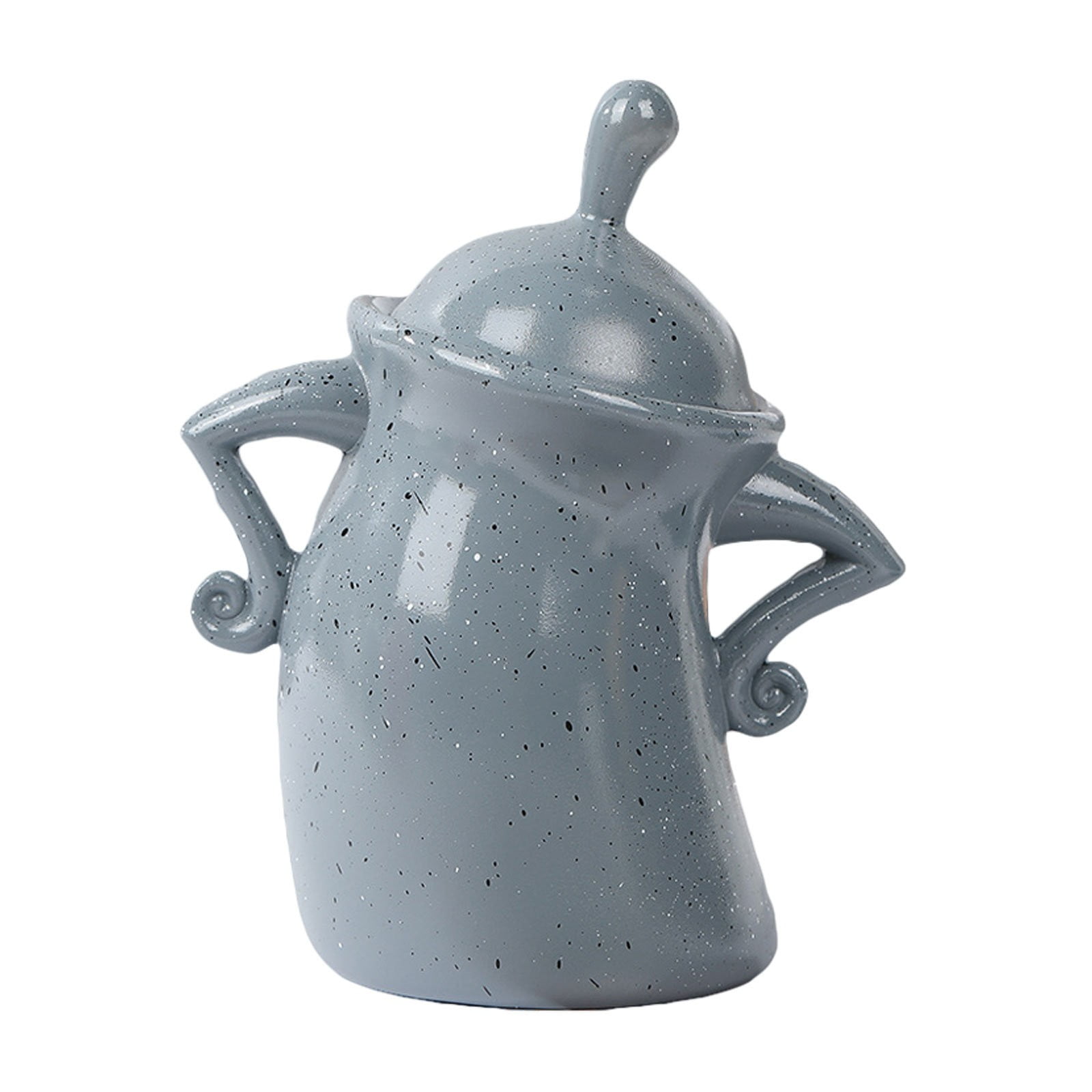 MOQIN Canister With Attitude, Large Ceramics Jar with Lid, Cute ...