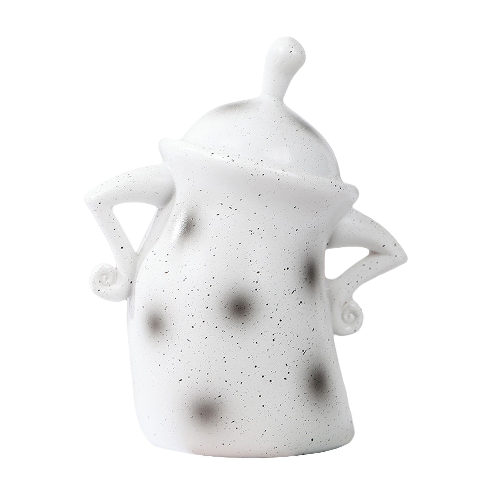 MOQIN Canister With Attitude, Large Ceramics Jar with Lid, Cute ...