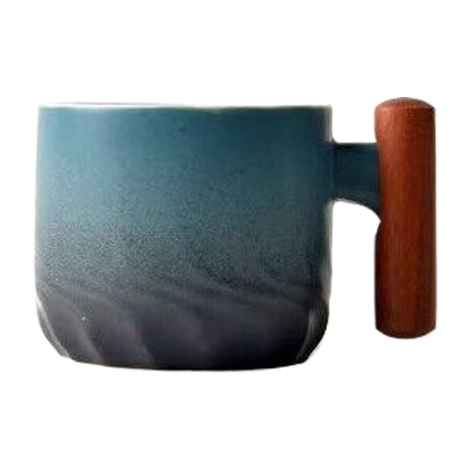 MOQIN Ceramic Espresso Cup with Wooden Handle,Ceramic Cup for Espresso ...