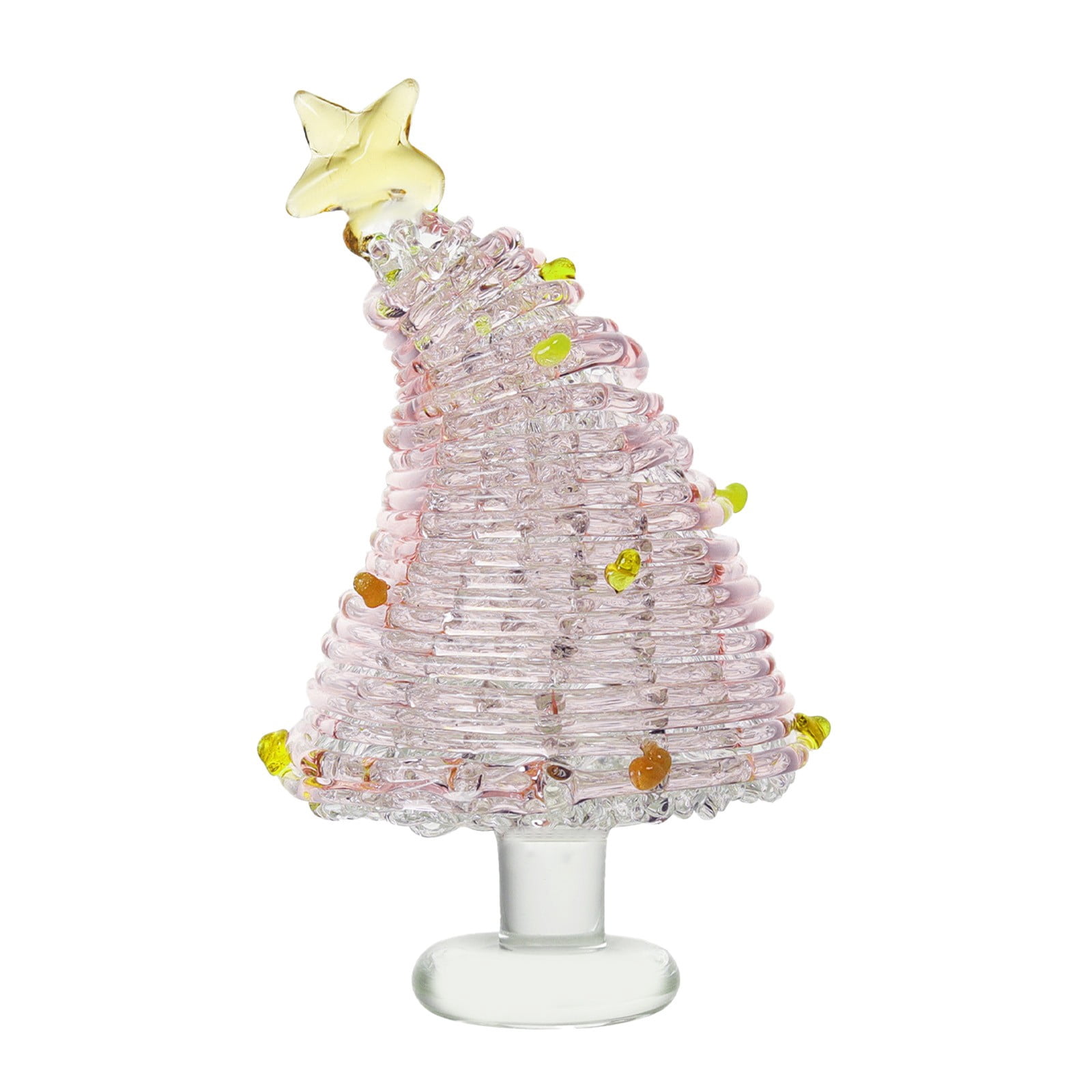 MOQIN Christmas Decoration, Crystal Christmas Tree Figurine Mini ...