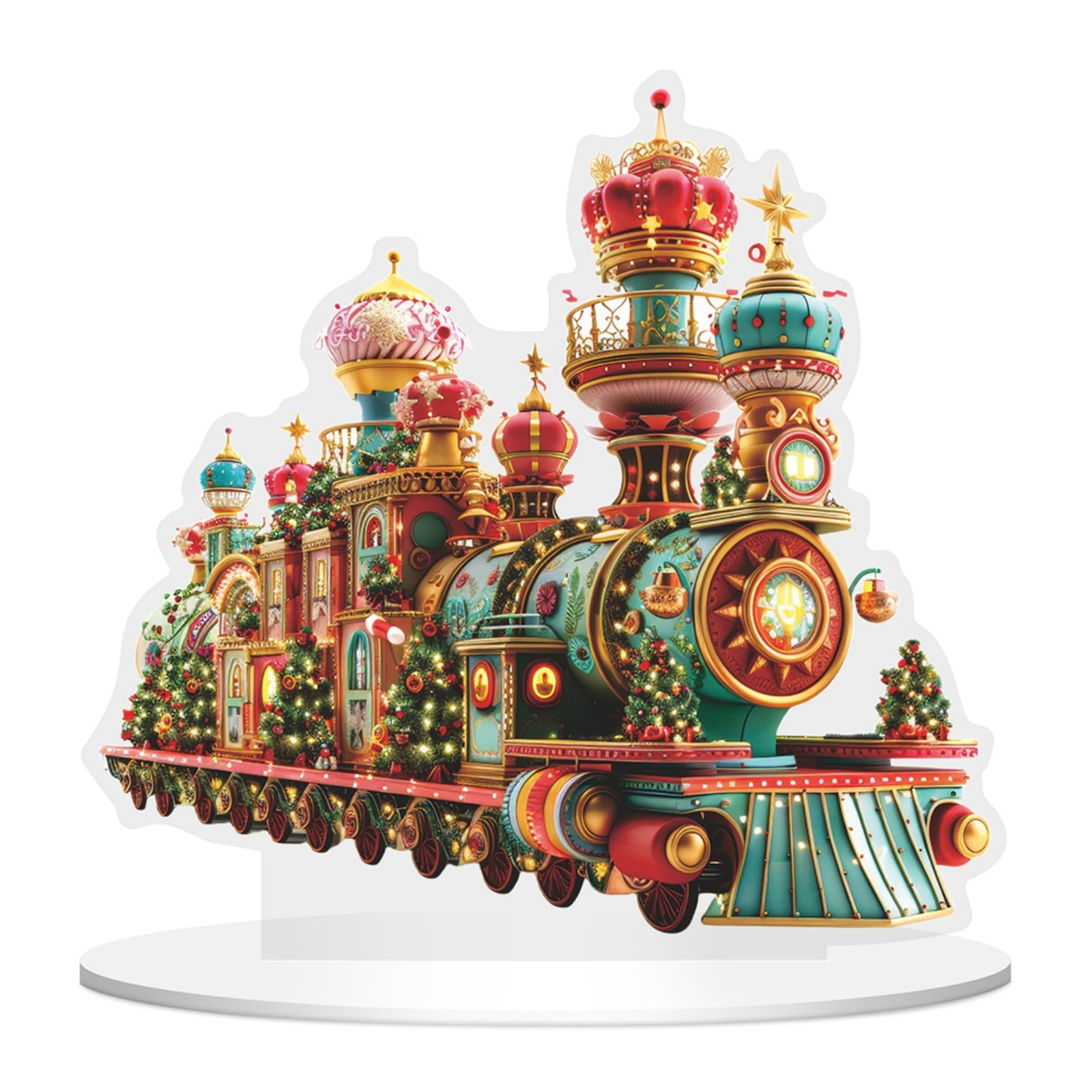 MOQIN Christmas Village House Indoor Decorations Gingerbread House ...