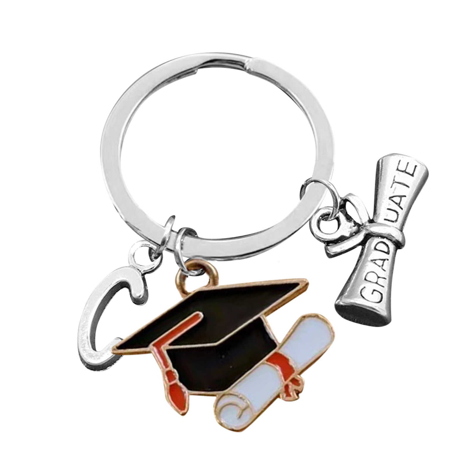 MOQIN Class of 2024 Graduation Keychain, Women's Novelty Keychains, 26 ...