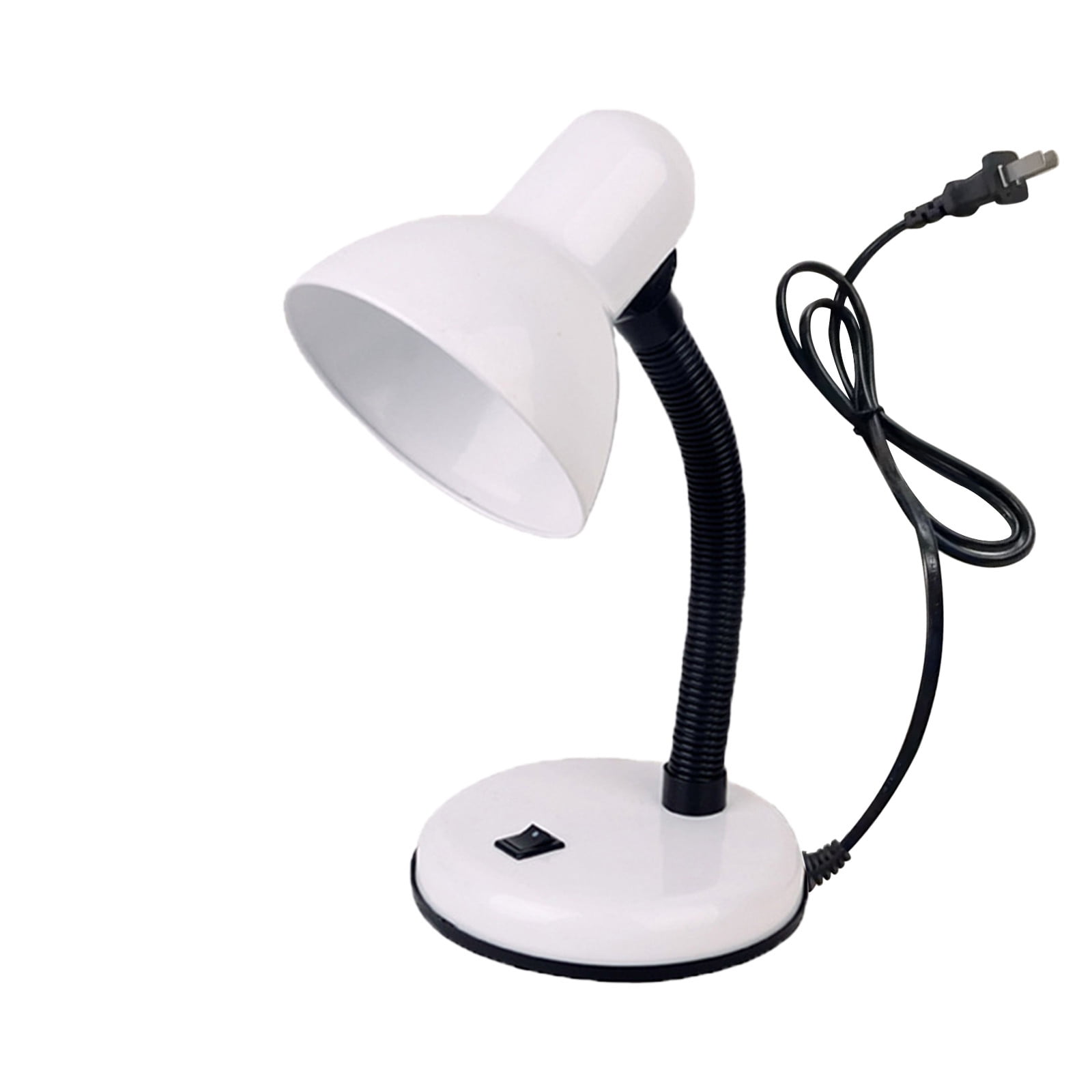 MOQIN Desk Lamp, Adjustable Goose Neck Table Lamp, Eye-Caring Study ...