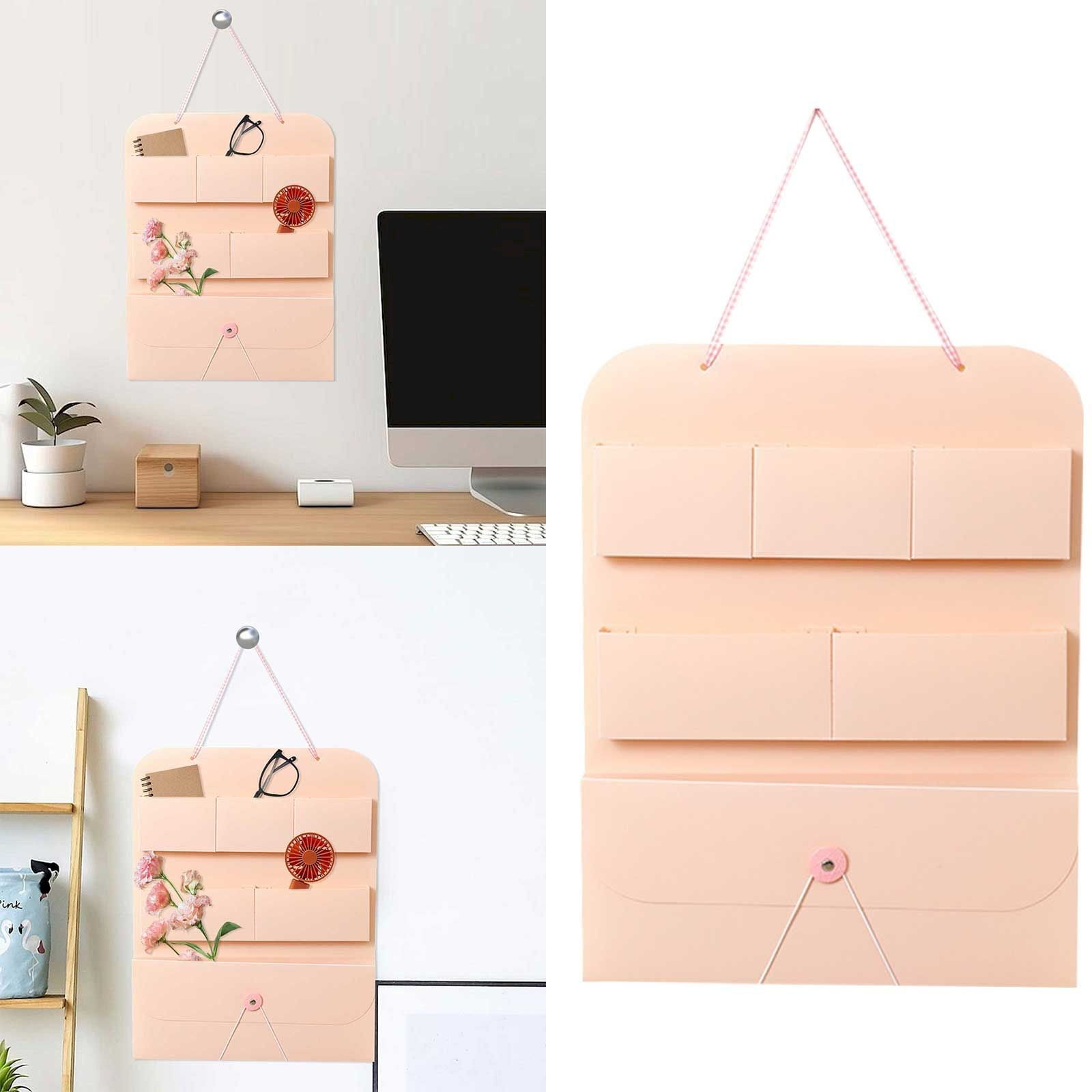 MOQIN Over the Door Hanging File Organizer, Wall Hanging File Folders ...