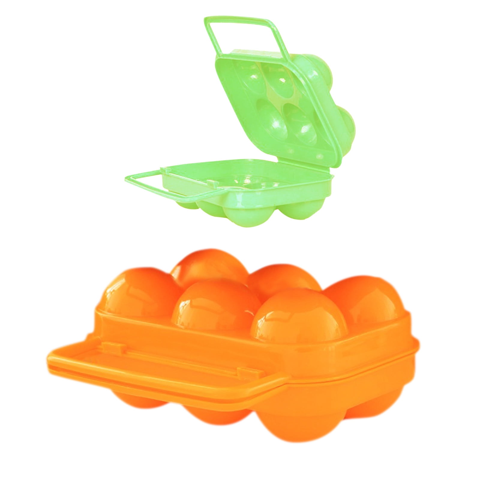 MOQIN Egg Holder, Egg Trays, 2PCS Box Eggs Portable Storage Folding ...