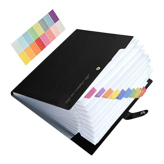 MOQIN Expanding File Folder, Accordion File Organizer with 5/8/12 ...
