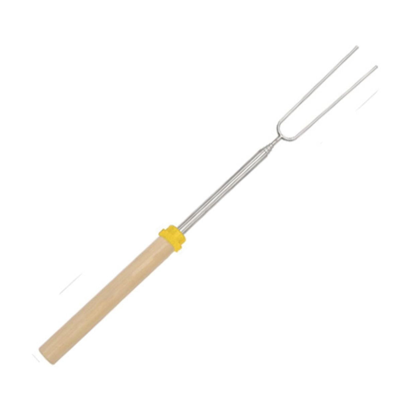 MOQIN Extendable Stainless Roasting Sticks, Long 32 Inch Smores Sticks ...