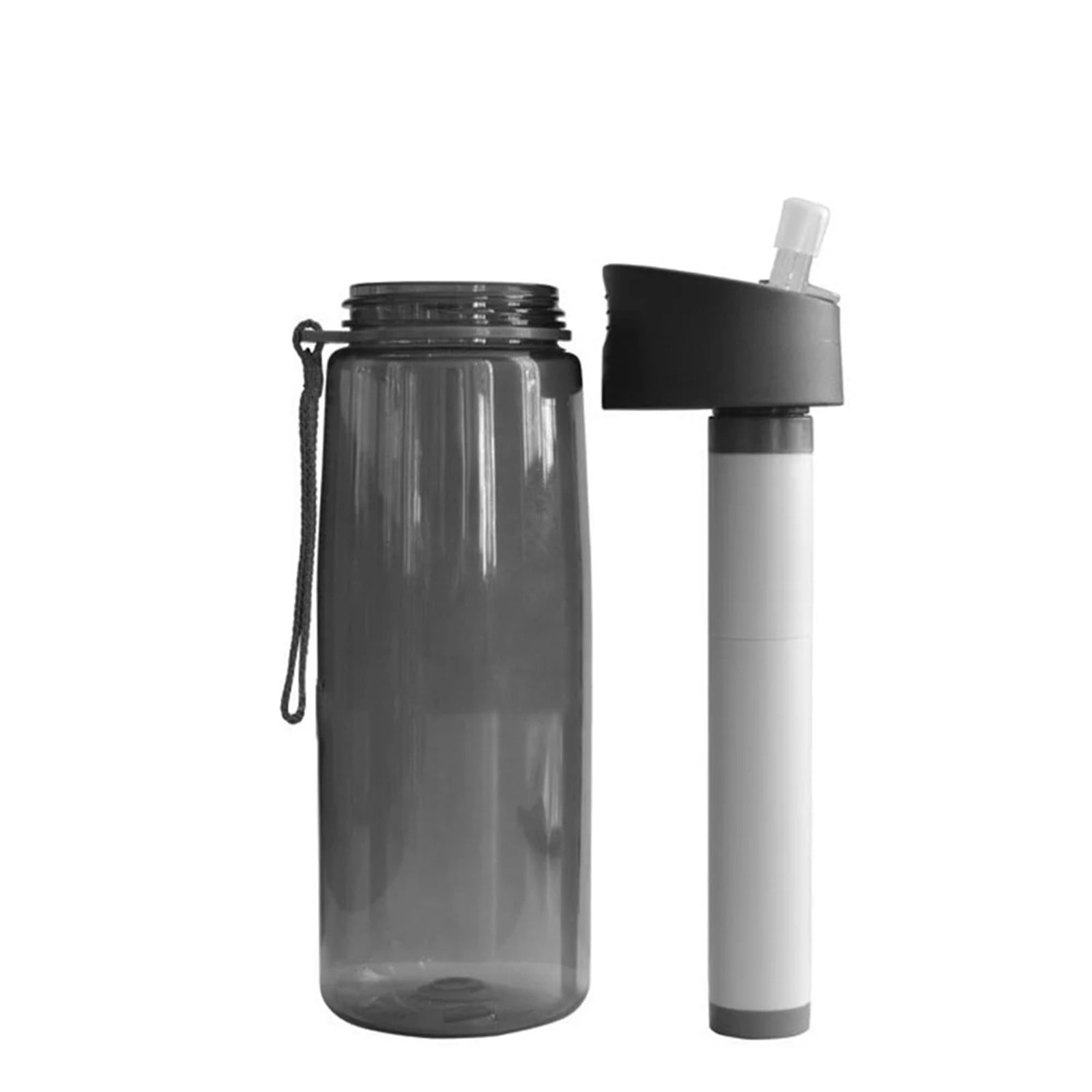 MOQIN Filtered Water Bottle, Leakproof, Hard-Sided Plastic Premium ...
