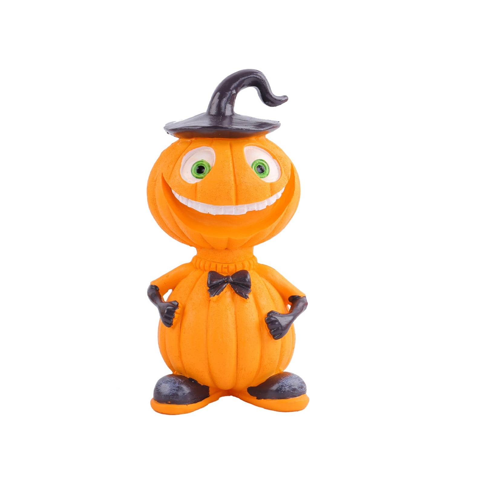 MOQIN Halloween Decorations – 6 inches Resin Pumpkin Ghost Figure ...