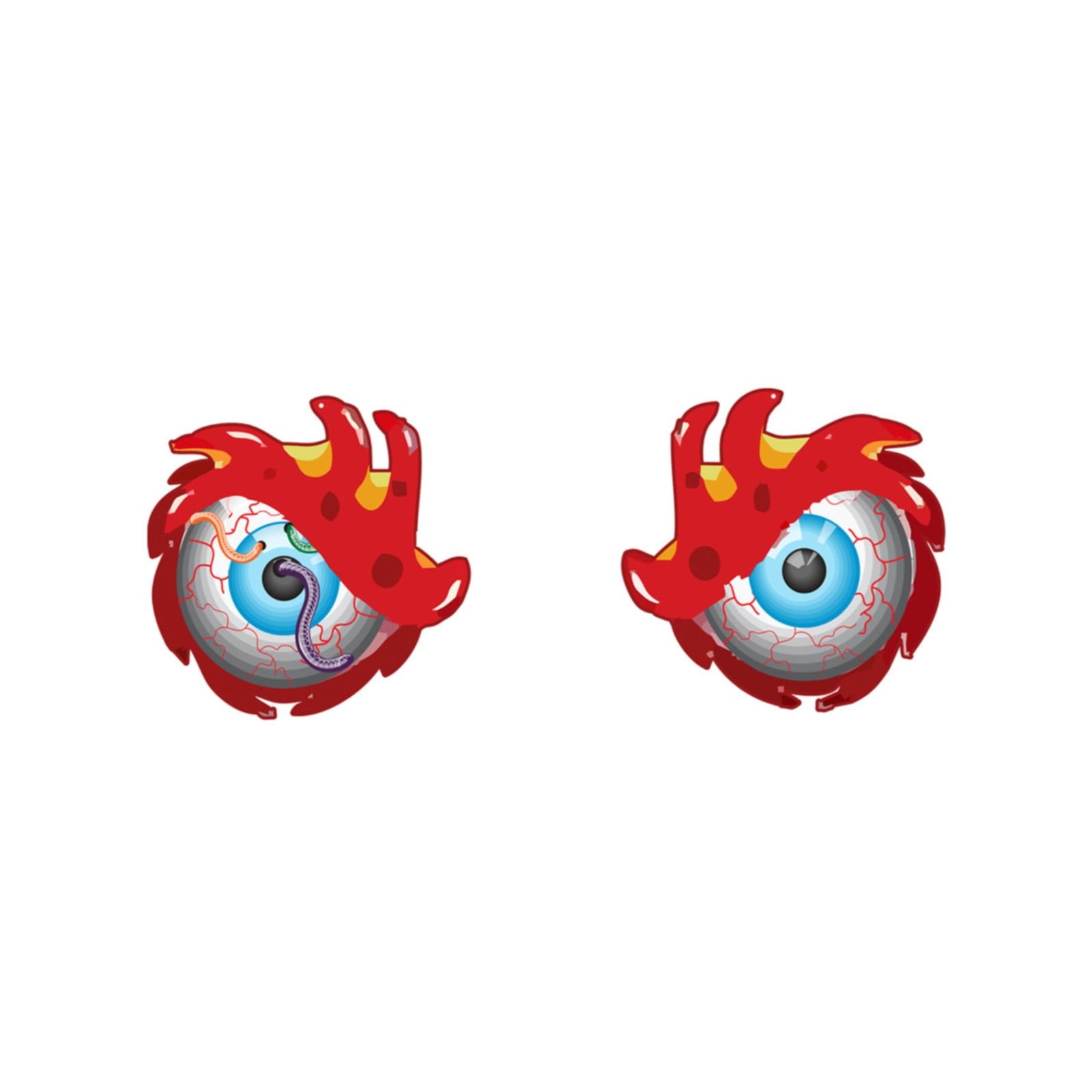 MOQIN Halloween Decorations Halloween Spooky Eyes Upgrade Lighted ...