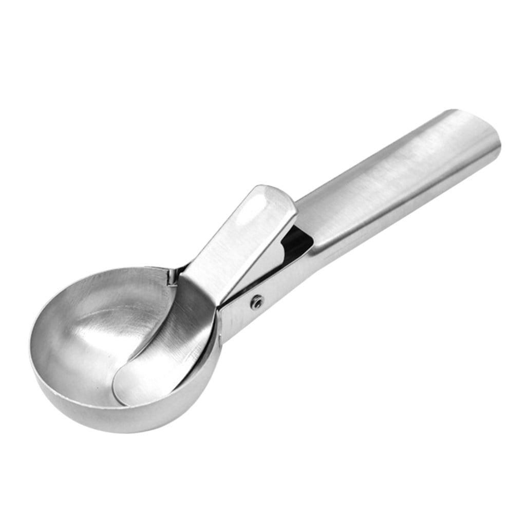 MOQIN Heavy-Duty Stainless Steel Ice Cream Scoop with Ergonomic Anti ...