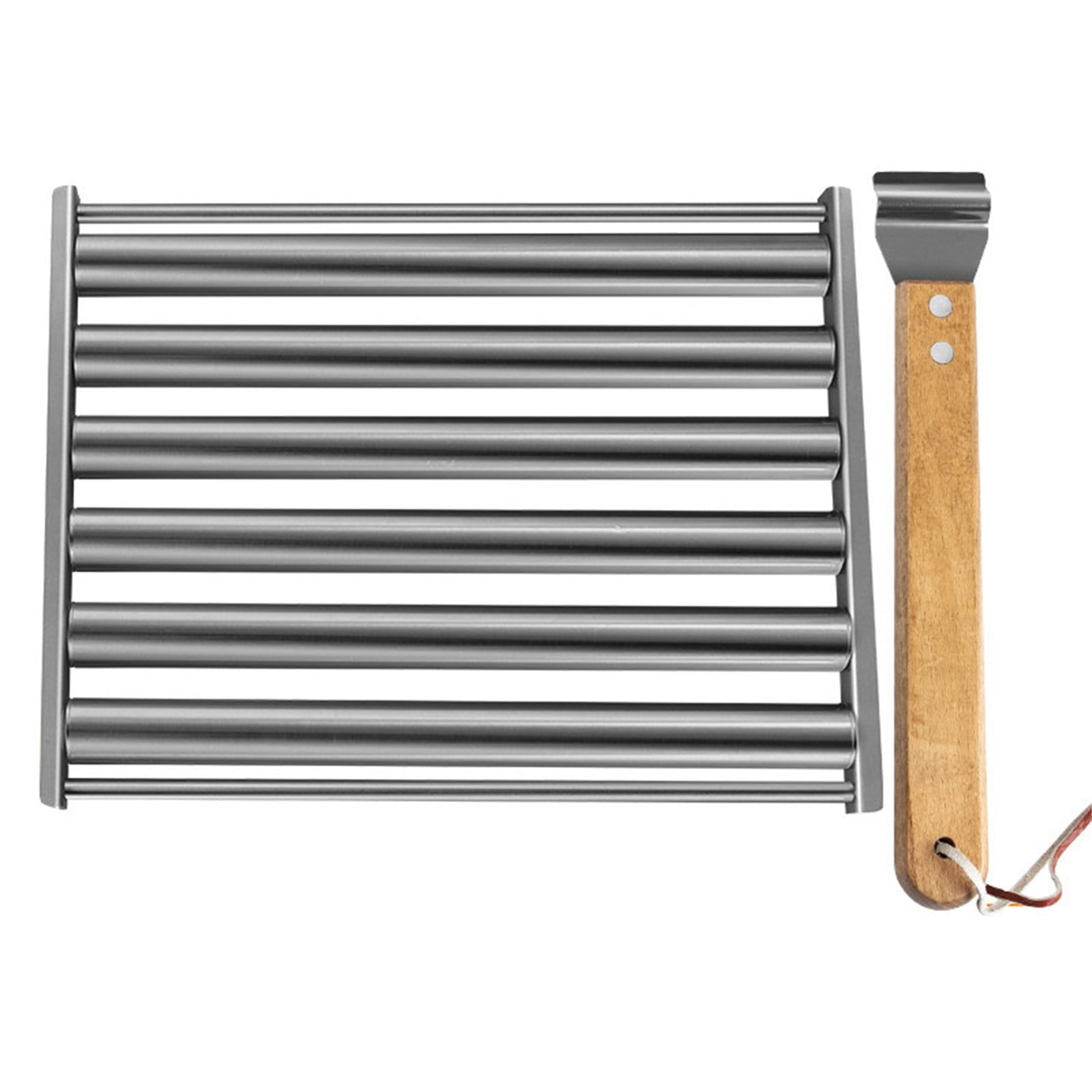 MOQIN Hot Dog Roller, Stainless Steel Rolling Sausage & Meatball Grill ...