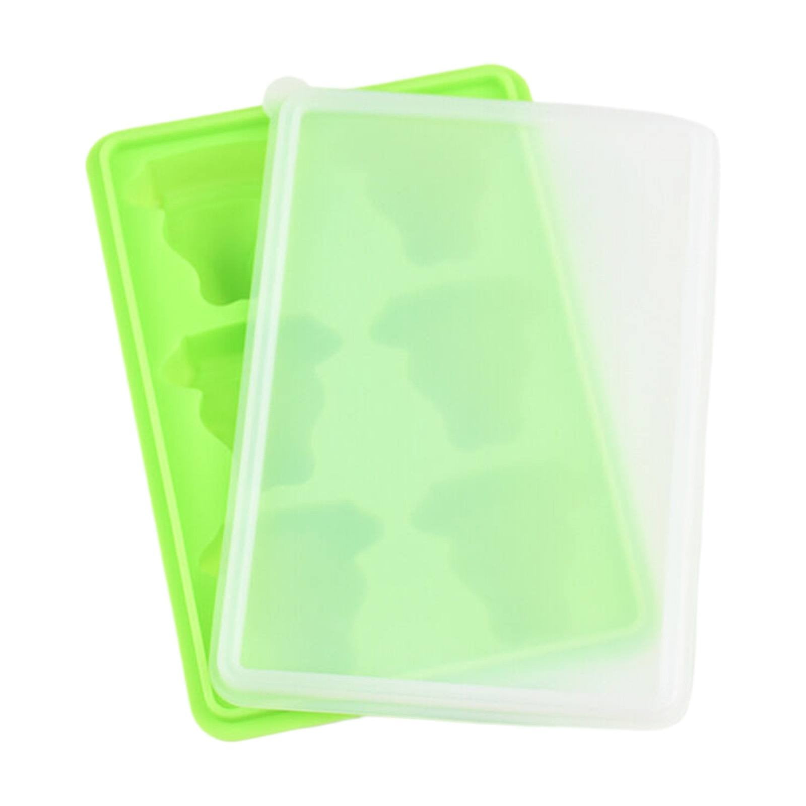 MOQIN Ice Cube Tray,3D Tiger Shaped Ice Trays for Freezer with Lid ...