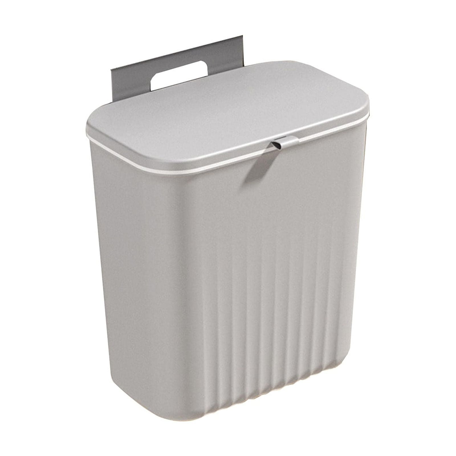 MOQIN Kitchen Compost Bin, Hanging Trash Can with Lid, Kitchen Cabinet ...