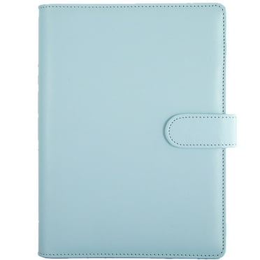 A7 Leather Binder Refillable Journal, Small 6 Ring Travelers Notebook ...