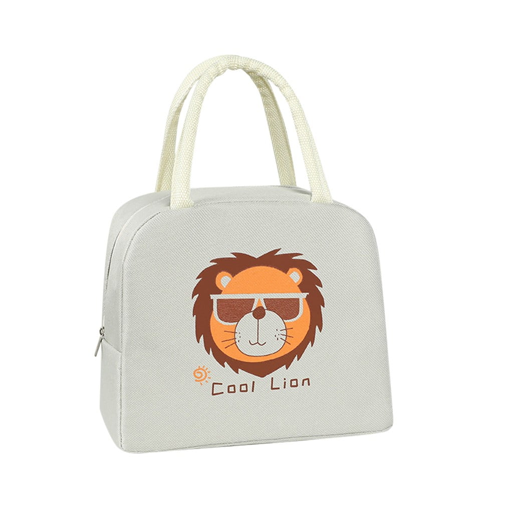 MOQIN Lunch Bag for Women Men, Reusable Lunch Tote Bags, Insulated ...