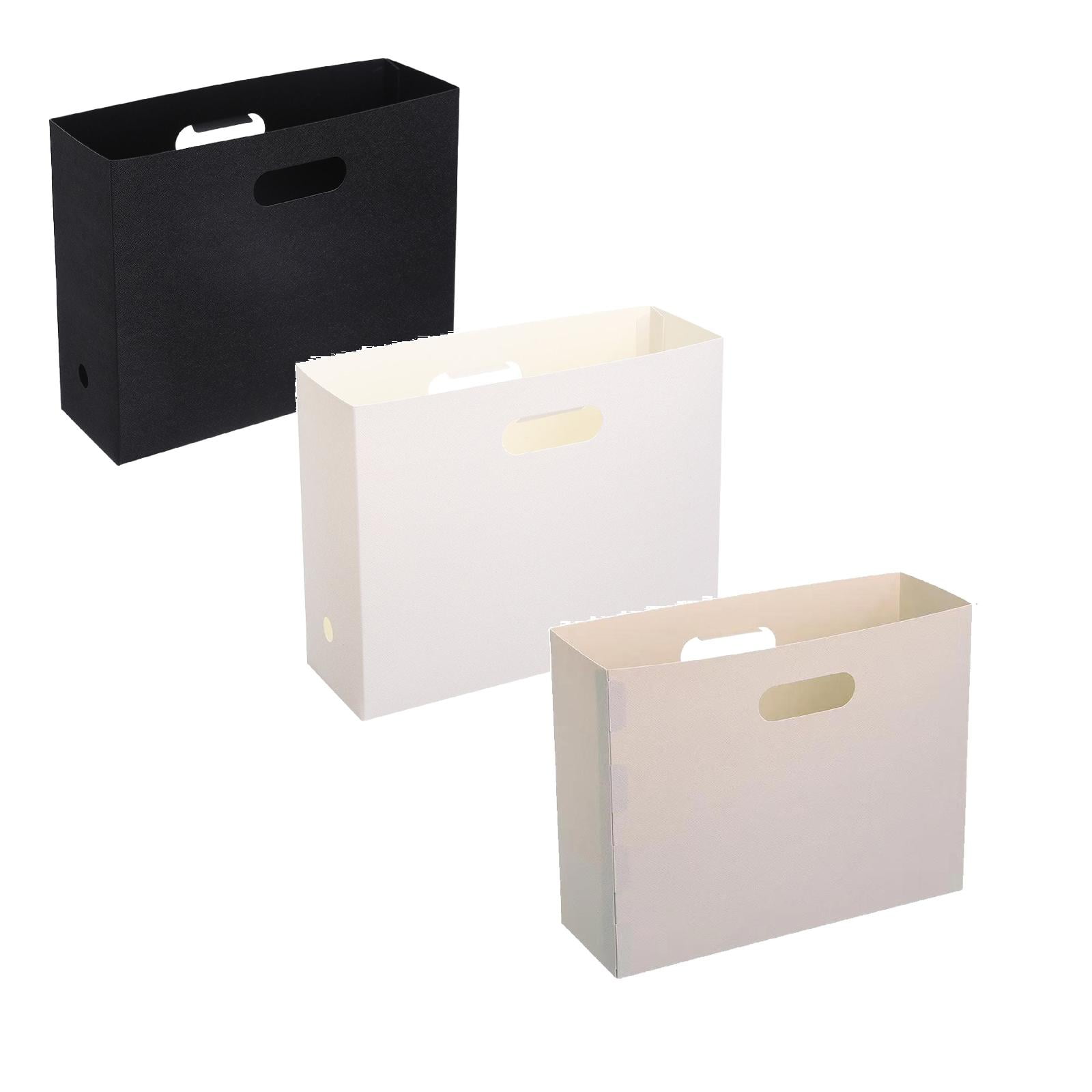 MOQIN Magazine Basket Holder, Magazine Rack Floor, Foldable Magazine ...