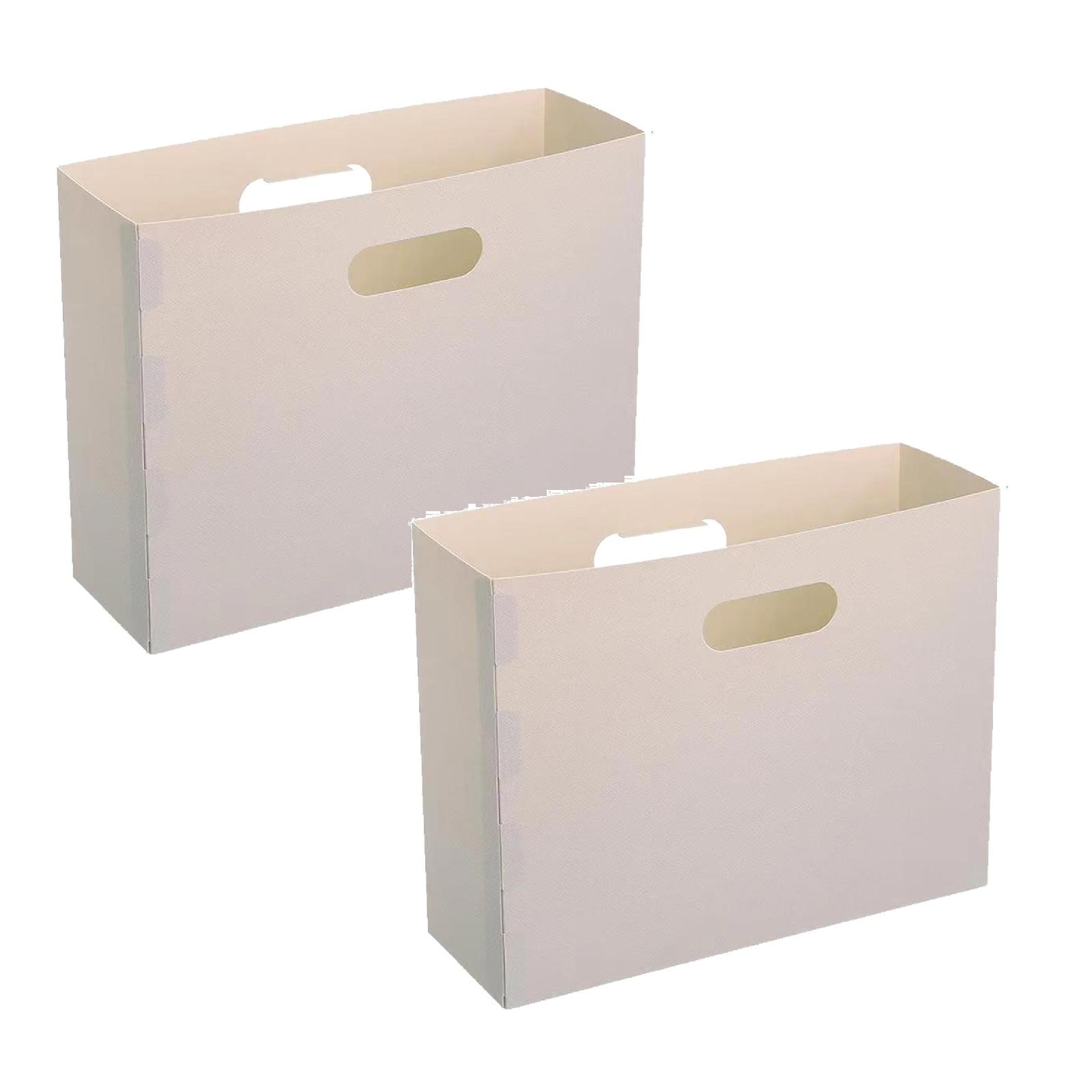 MOQIN Magazine Basket Holder, Magazine Rack Floor, Foldable Magazine ...