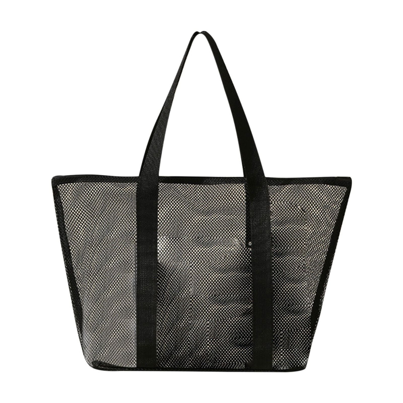 MOQIN Mesh Beach Bag [Family Set] Extra Large Beach Tote Bag with ...