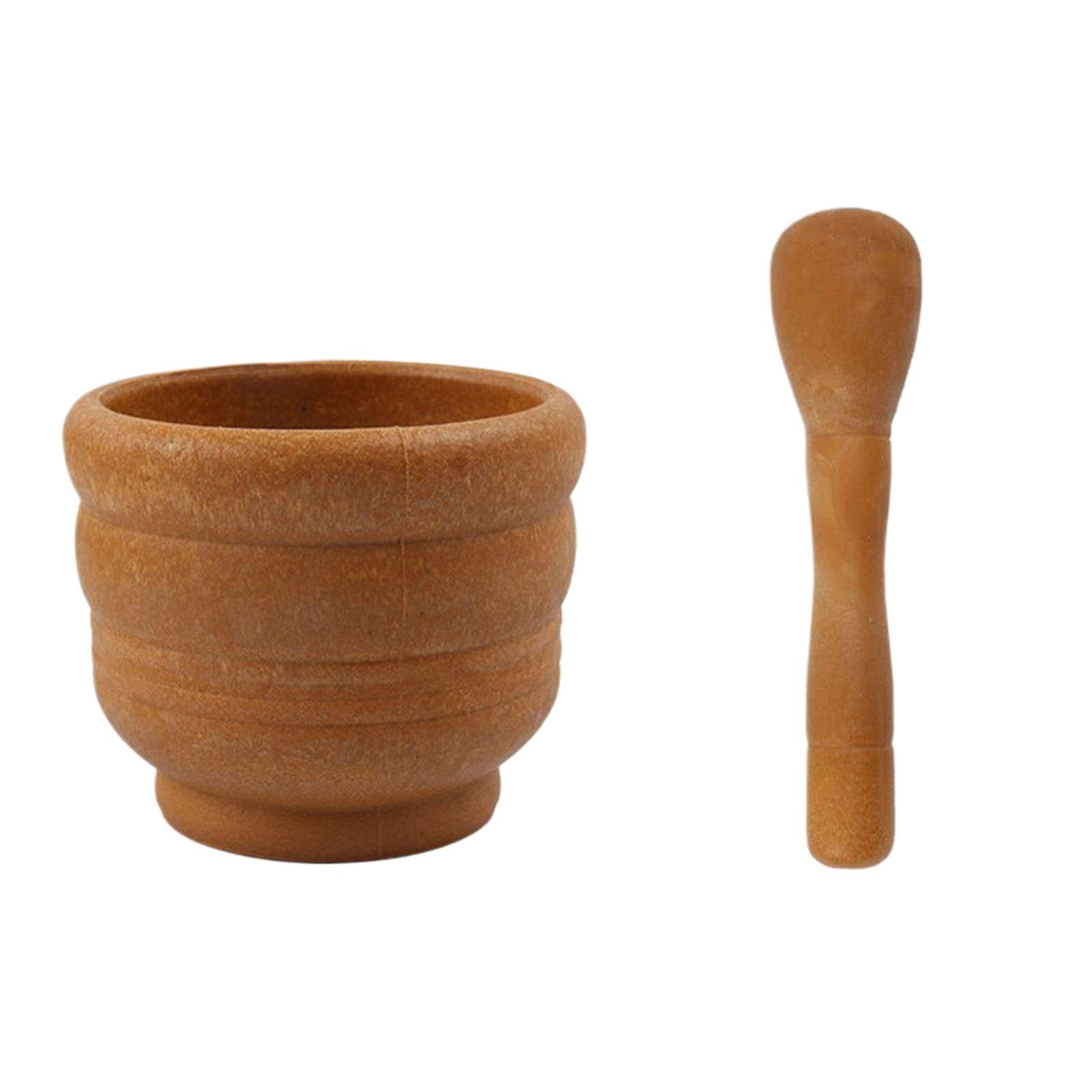 MOQIN Mortar and Pestle Set - 4 Inch - 1 Cup Capacity - Heavy Granite ...