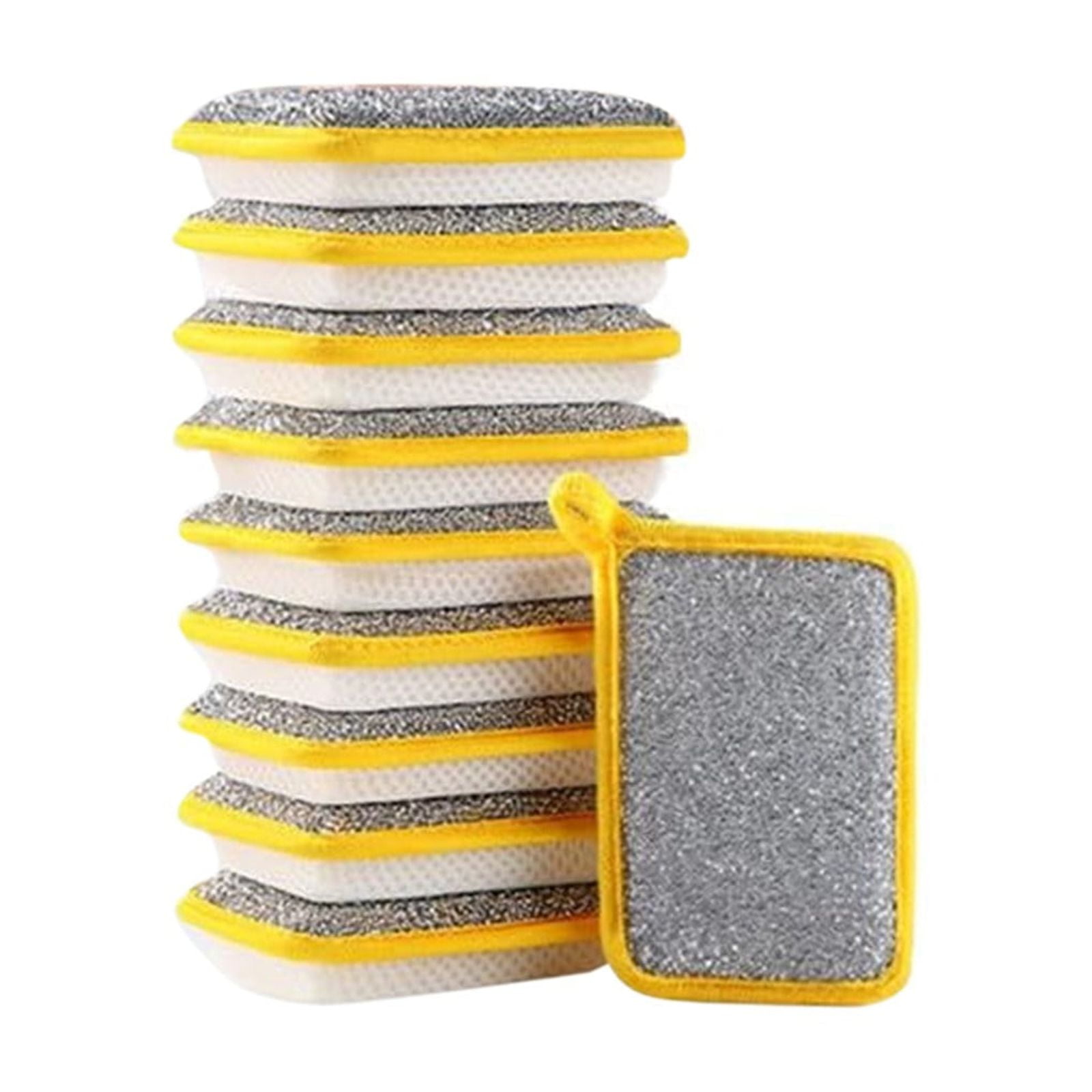 MOQIN Multi-Purpose Sponges Kitchen by Scrub-it 5 Pack, Non-Scratch ...