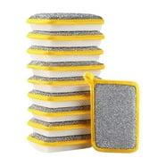 SCRUBIT Kitchen Dishwashing Sponges, Heavy Duty Microfiber Non-Scratch ...