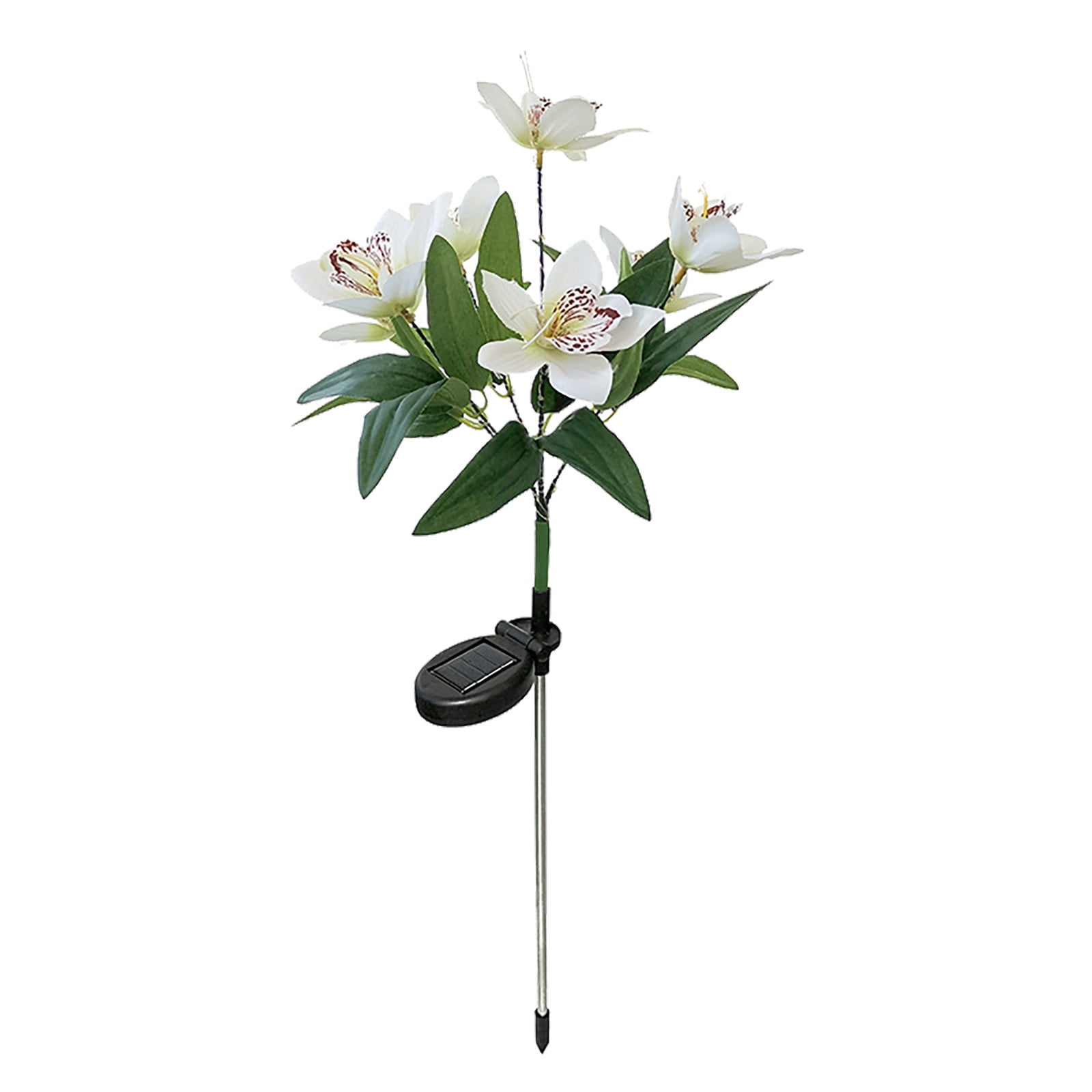 MOQIN Solar Garden Lights, Solar Lights Outdoor with Lily Solar Flowers ...