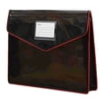 MOQIN Plastic Expanding File Folder, Transparent envelopes with Snap ...