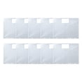 MOQIN Plastic Expanding File Folders, Transparent Envelopes with Snap ...