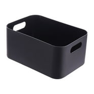 YBM Home Large Rectangle Organizing Plastic Storage Basket with Handle ...