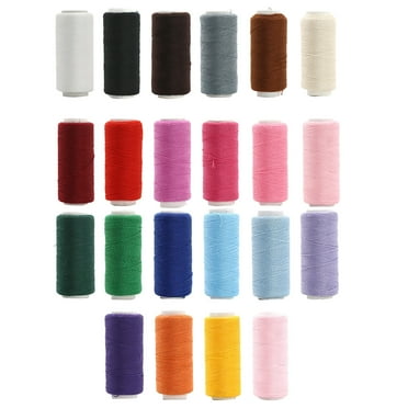 72Pcs 36 Colors Polyester Sewing Thread Kits with Bobbins, 400 Yards ...