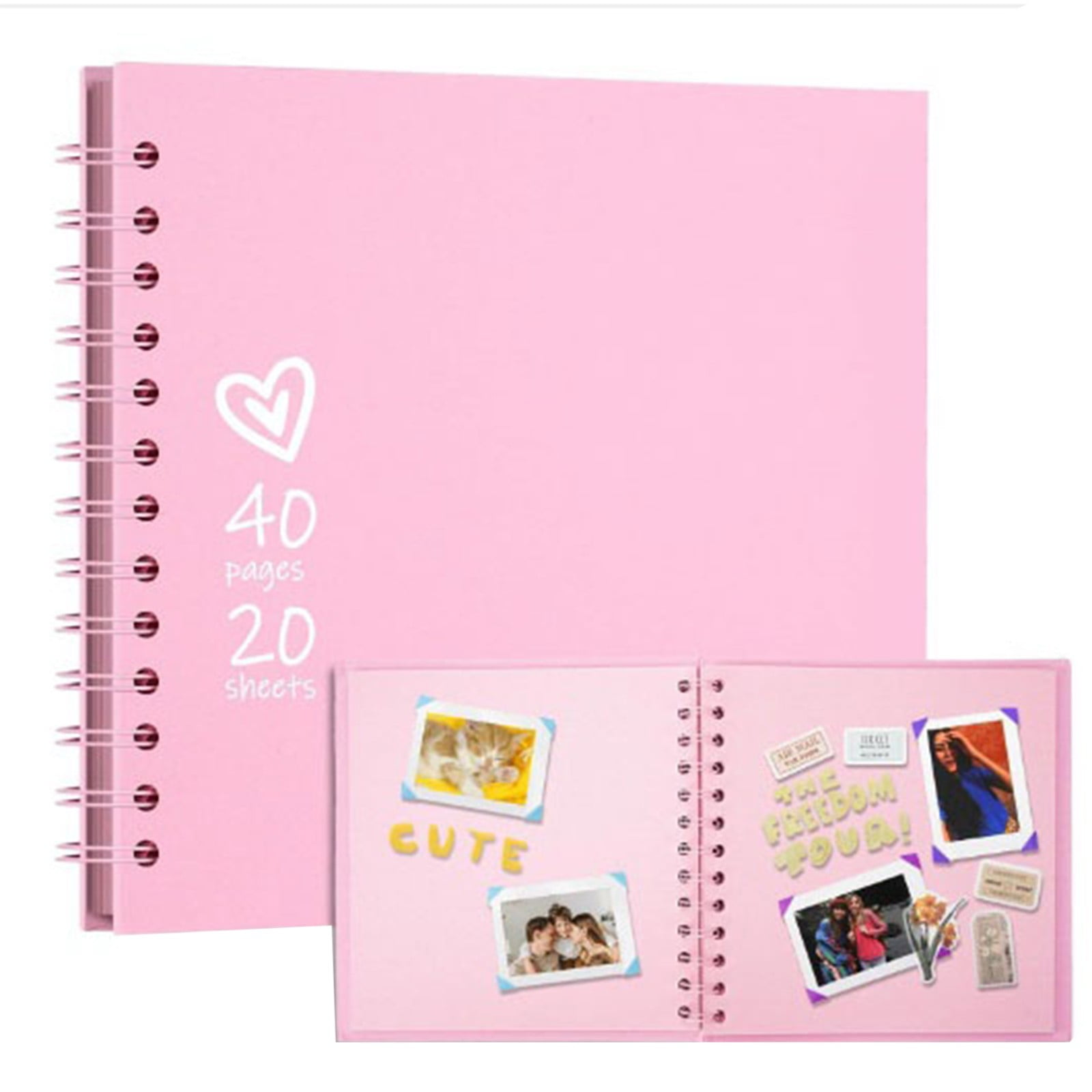 MOQIN Scrapbook, 8 x 8 Inches Scrapbook Albums With 80 Pages, DIY ...