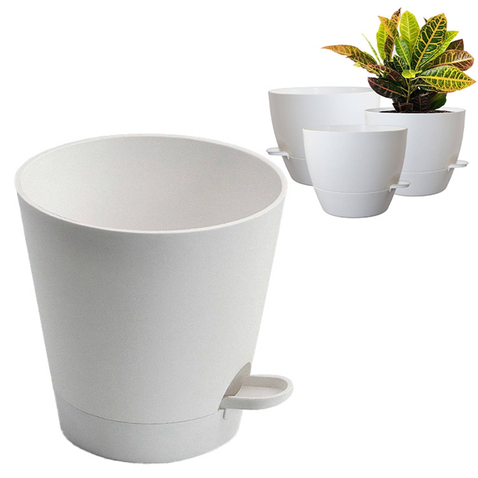MOQIN Self Watering Pots for Indoor - 10/9/8 Inch Self Watering ...
