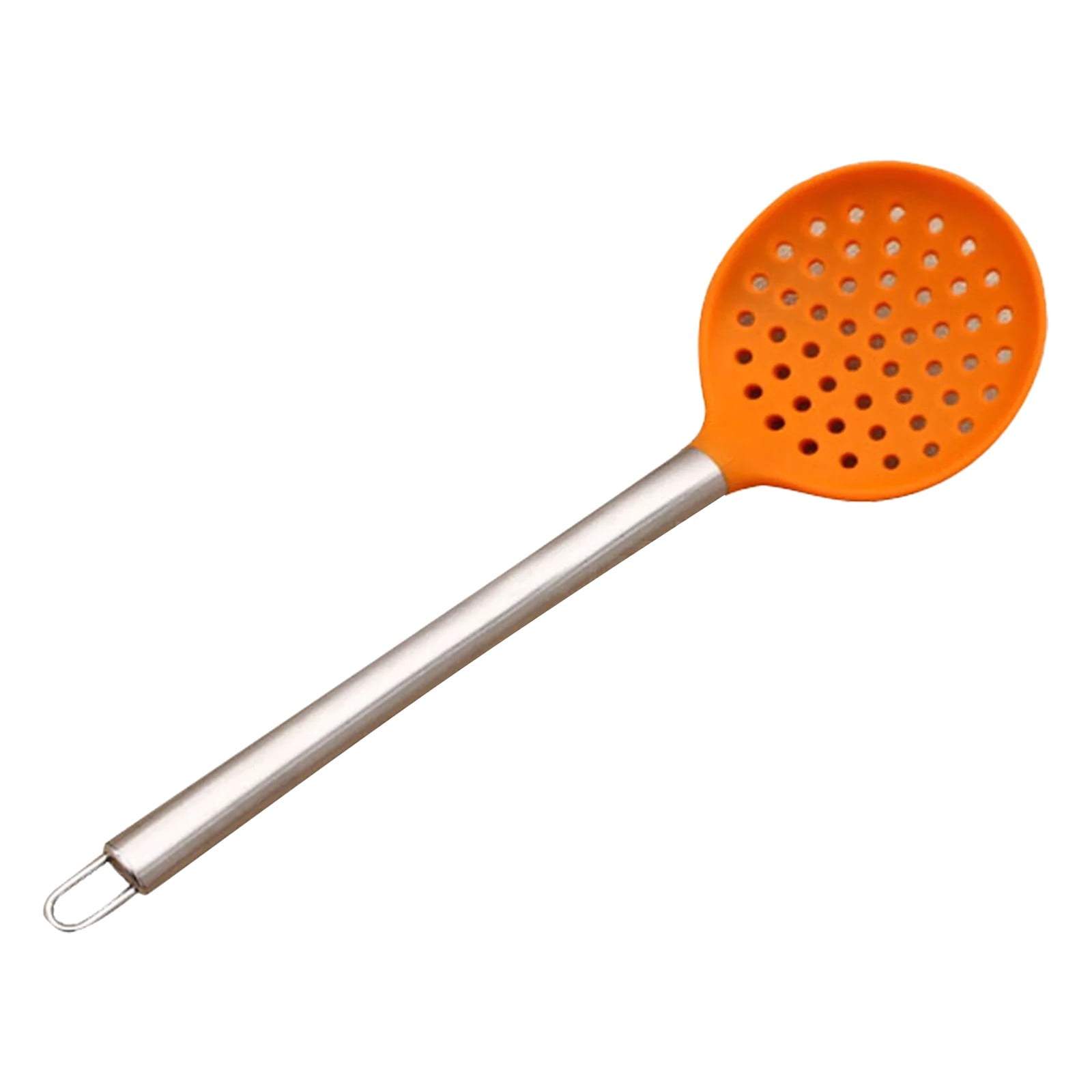 MOQIN Silicone Wok Skimmer Premium Slotted Spoon ,Scoop Strainer ...