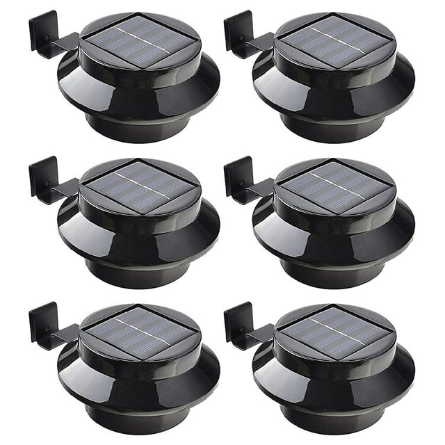 MOQIN Solar LED Lights (6 Pack), Sun Powered Patio Night Utility LED ...