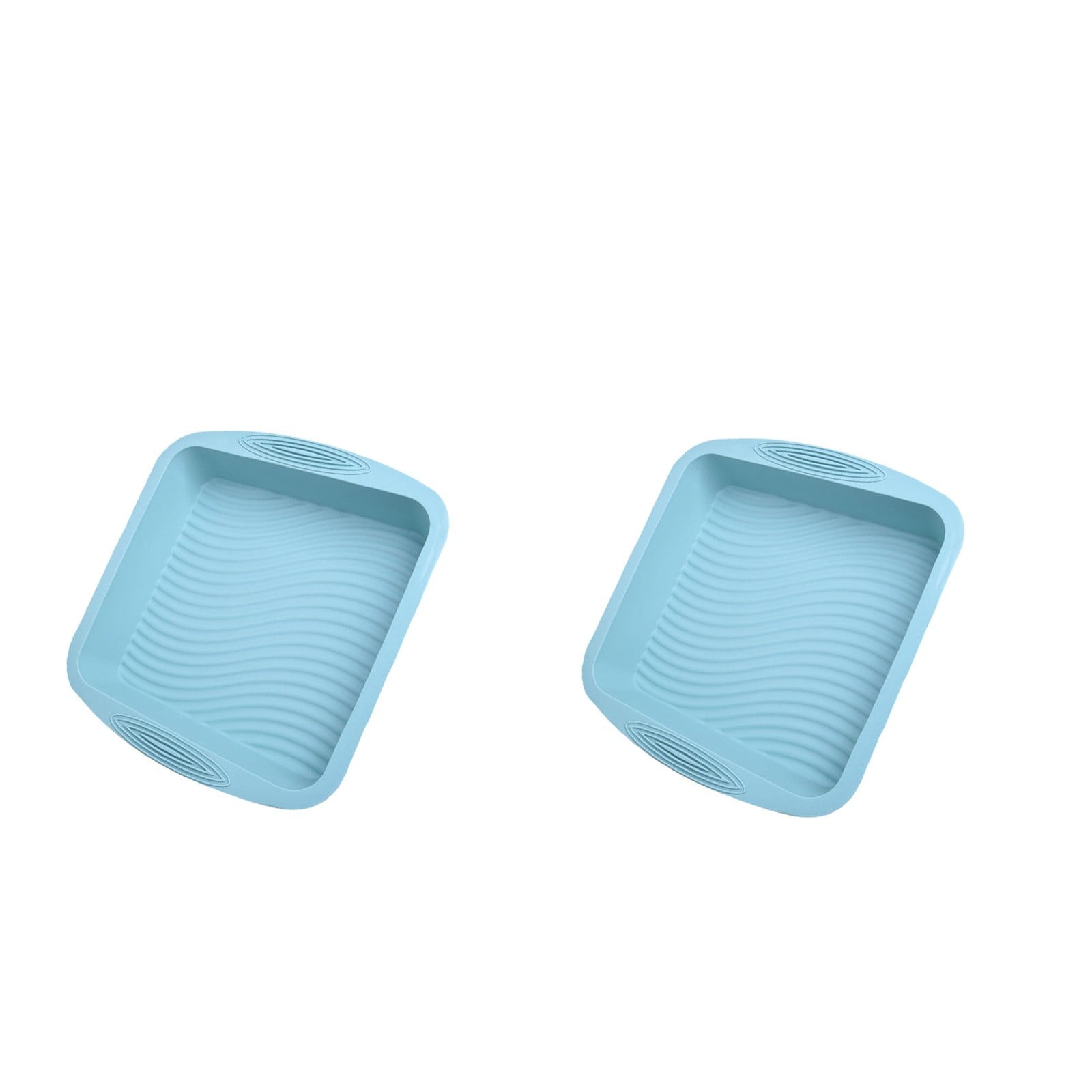 MOQIN Square Silicone Baking Set, Kitchen 8x8 Baking Pan, Non Stick ...