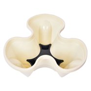 A1 Unlimited Stackable Plastic 3-Section Planters 10x9x3.75-in ...