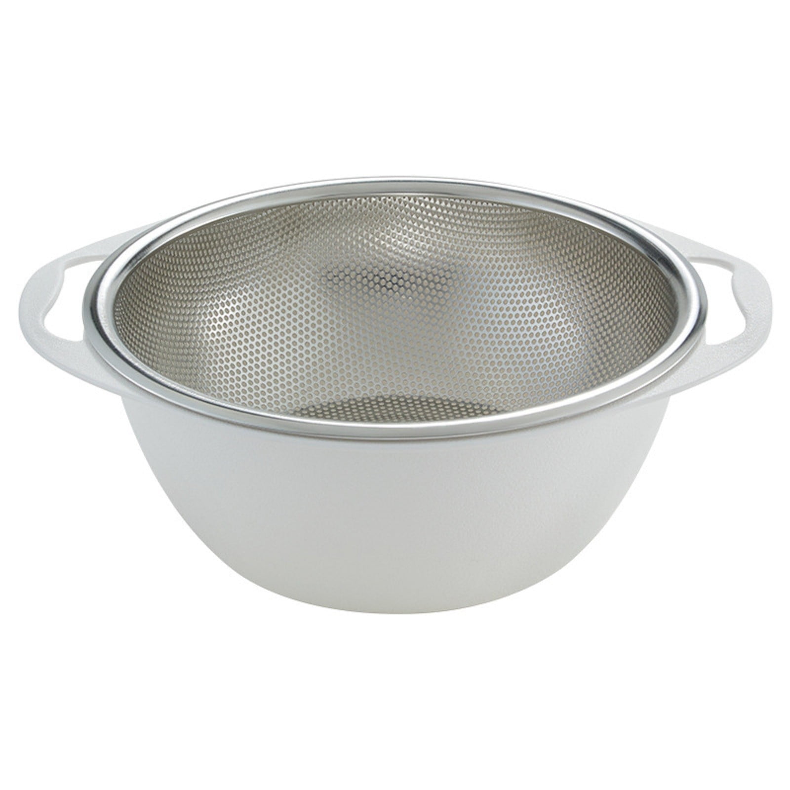 MOQIN Stainless Steel Colander With Handle and Legs, Large Metal ...