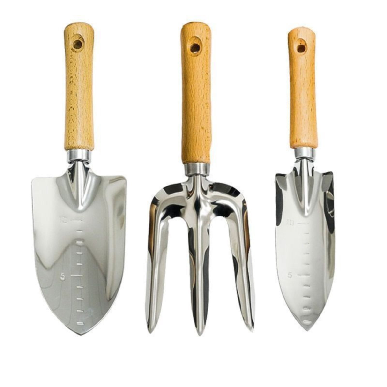 MOQIN Stainless Steel Spatula Metal Spatula Wood Handle Shovel ...