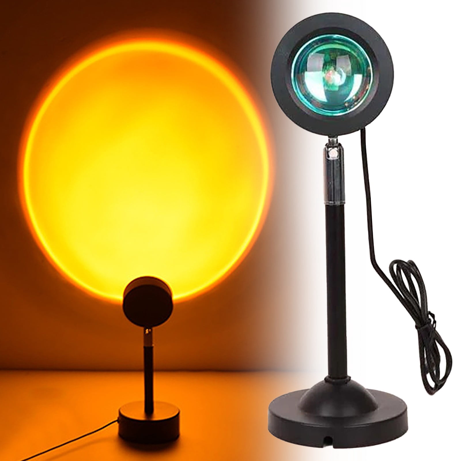 MOQIN Sunset Lamp Projector, Rainbow Projection Led Lights with Remote ...