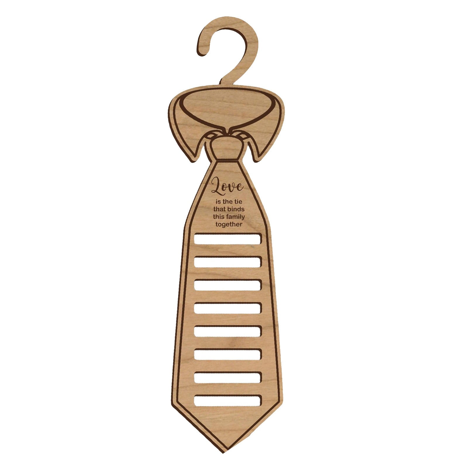 MOQIN Tie Rack for Closet, Wooden Necktie Organizer Storage Tie/Belt ...