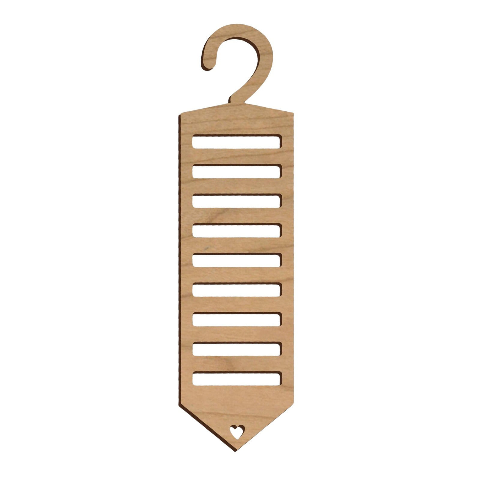 MOQIN Tie Rack for Closet, Wooden Necktie Organizer Storage Tie/Belt ...