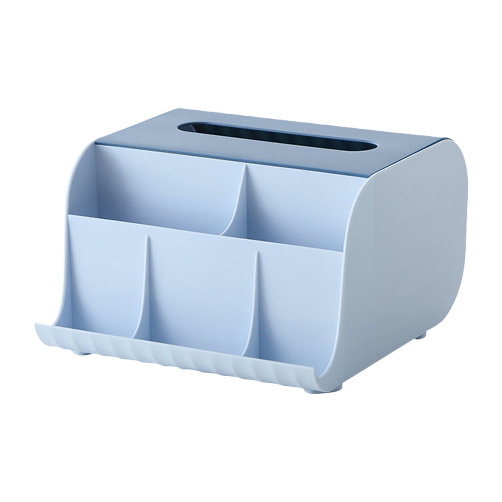 MOQIN Tissue Box Organizer Cover Holder with Storage Napkin Tissue Box ...