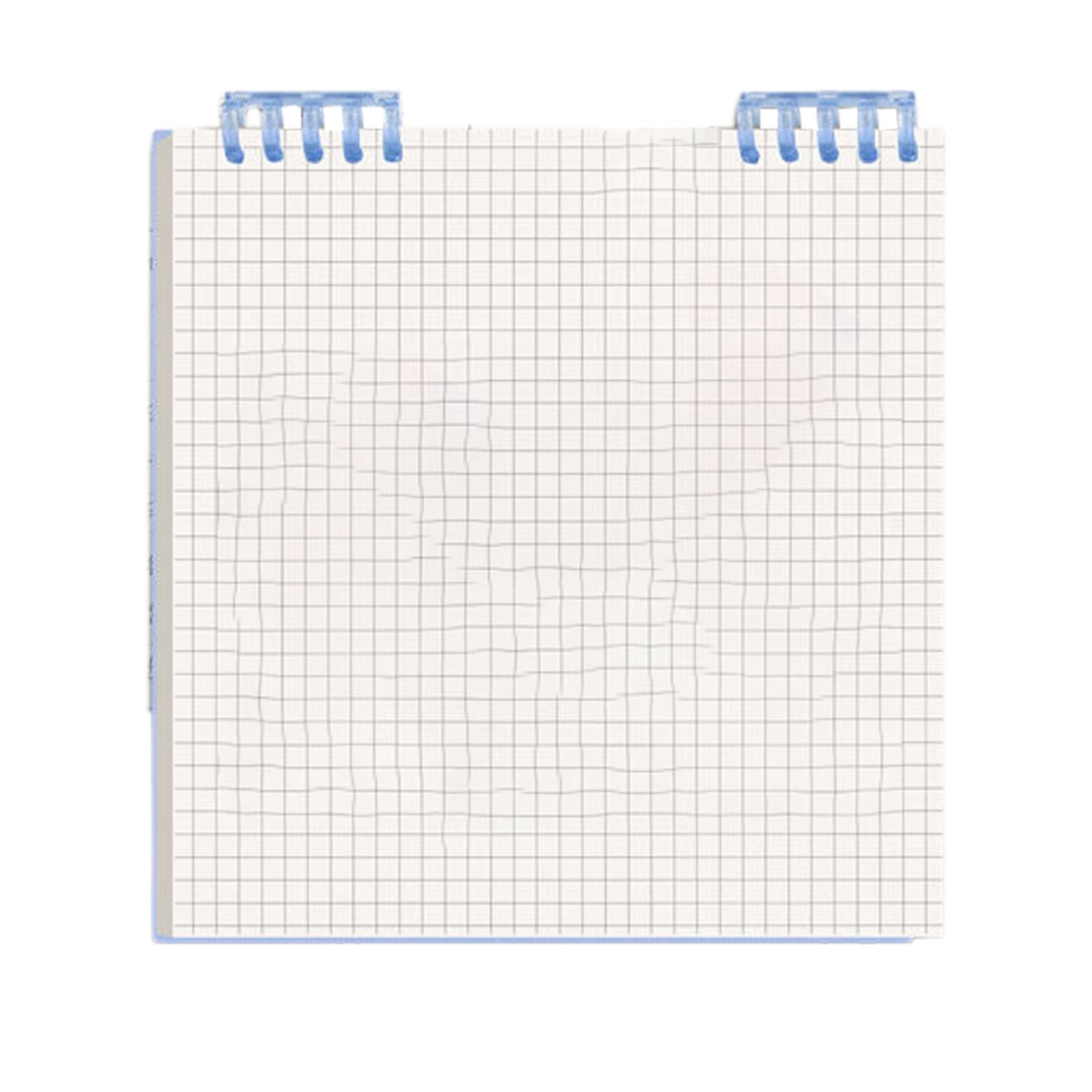MOQIN Top Bound Spiral Notebook,Thick Plastic Hardcover Grid Paper ...